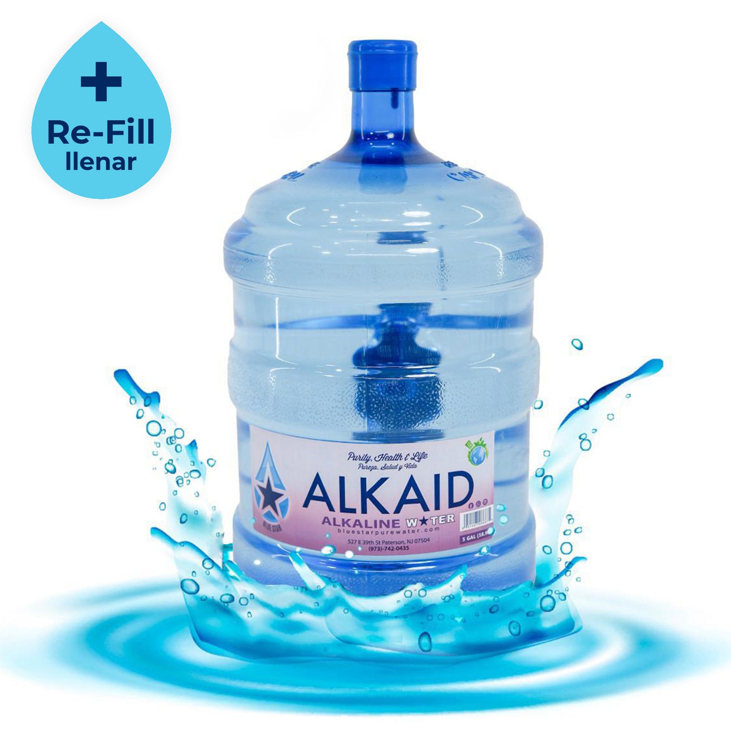 Home/Office Delivery New Jersey - Alkaline Water 5 Gallon Jugs